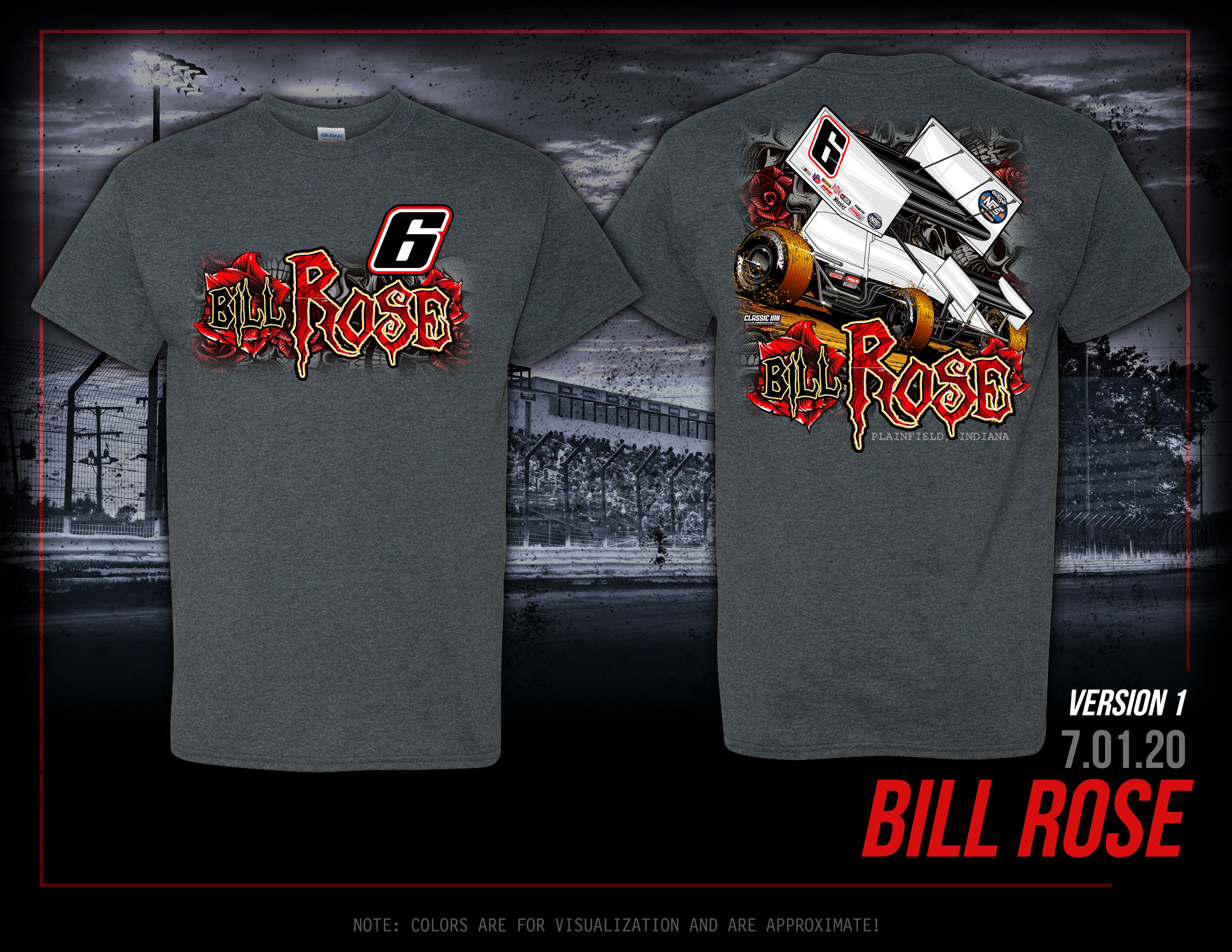Rose Wing T-Shirt – Bill Rose Racing